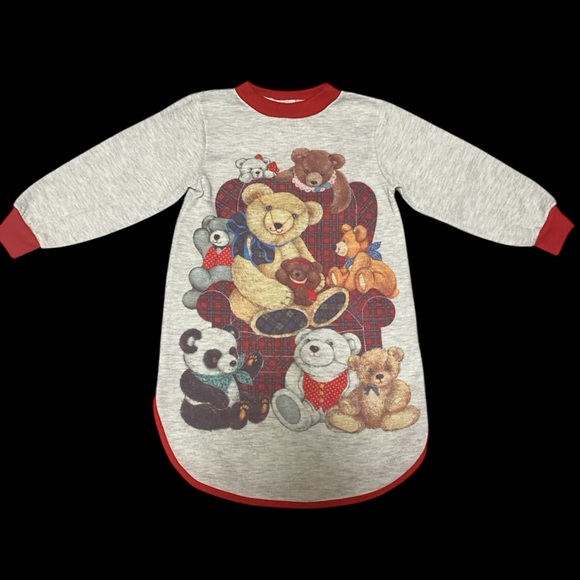 Candlesticks | Pajamas | Vintage Teddy Bear Nightgown Adorable Granny ...